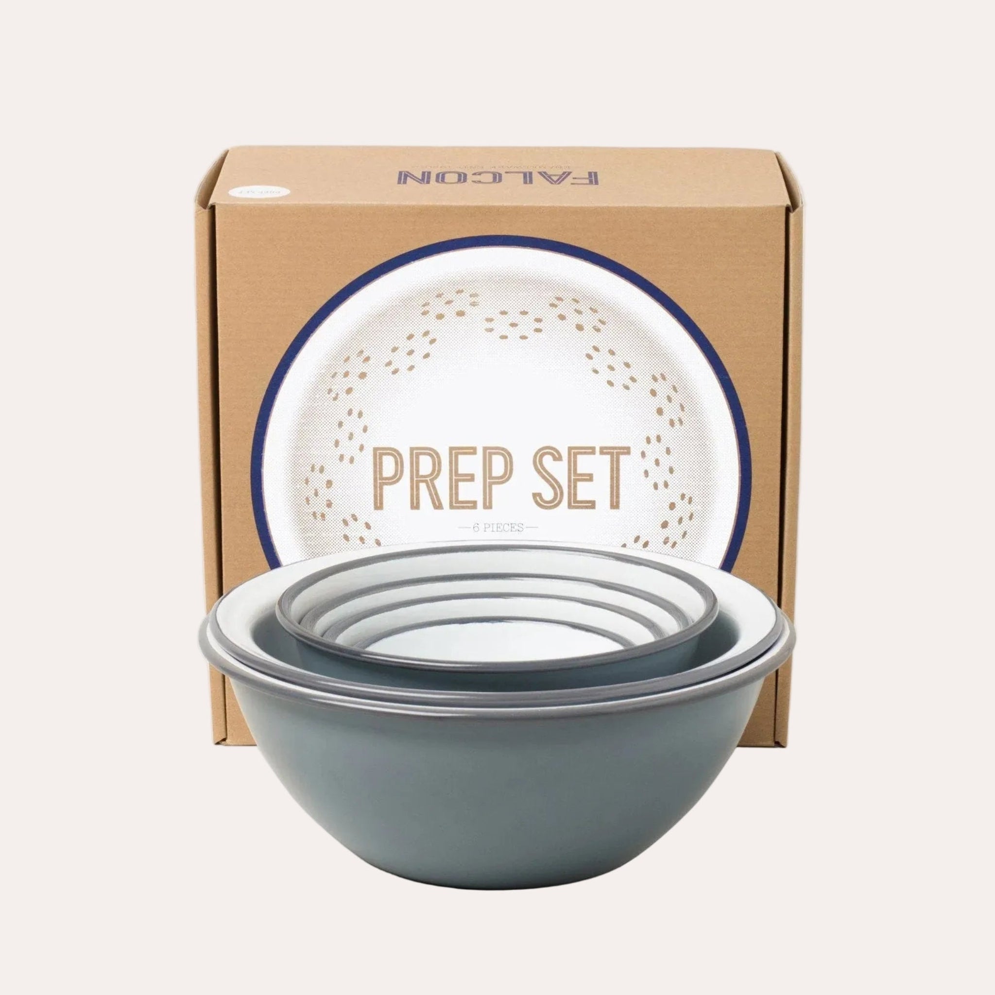 Falcon Enamelware - 6 Piece Prep Set in Grey – Cork Market & The Candy ...